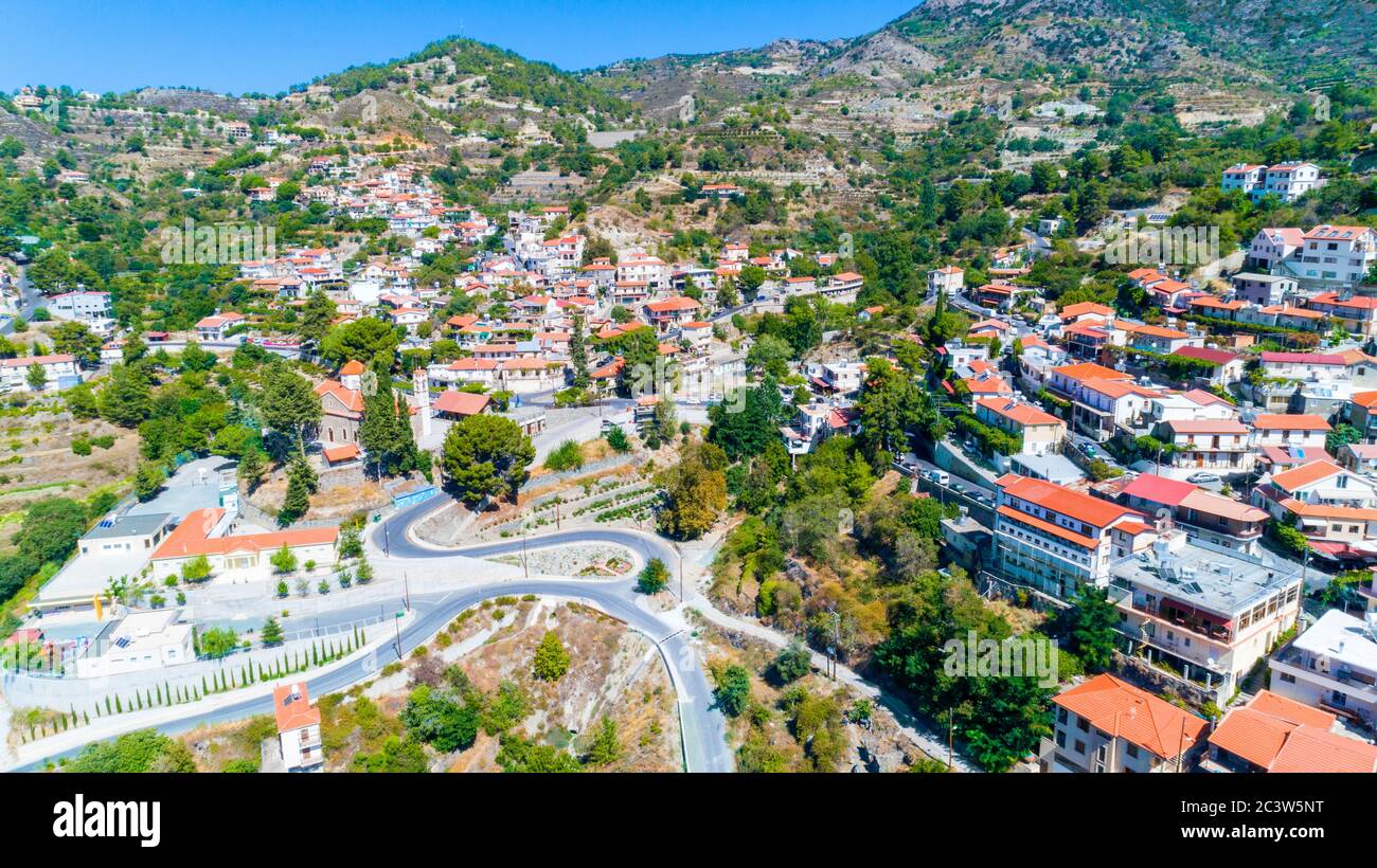 Agros village hi-res stock photography and images - Alamy