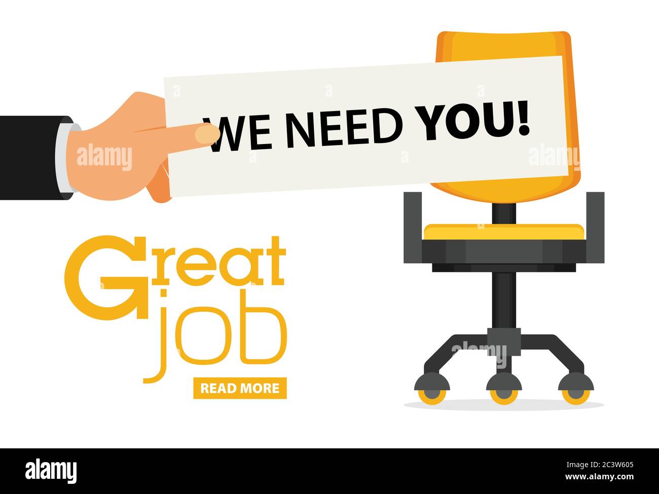 Hand holding staff Stock Vector Images - Alamy