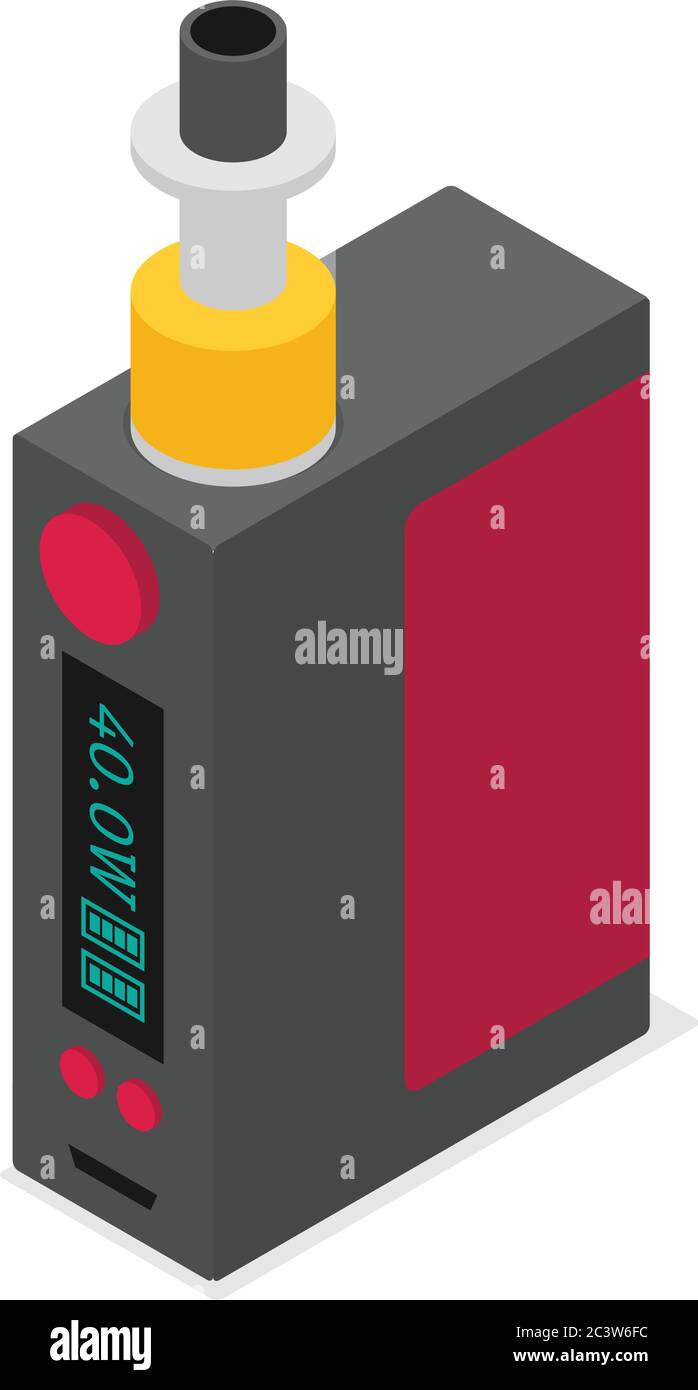 Electronic cigarette device vaping Stock Vector Images - Alamy
