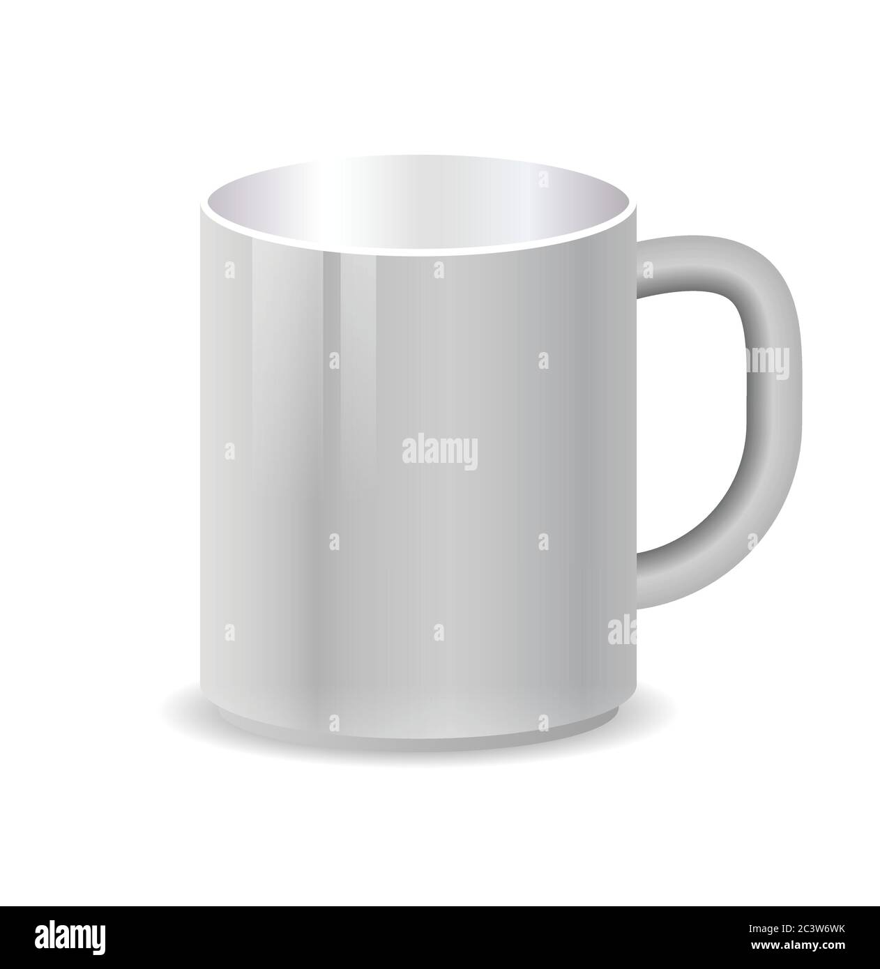 White cup Stock Vector Images - Alamy