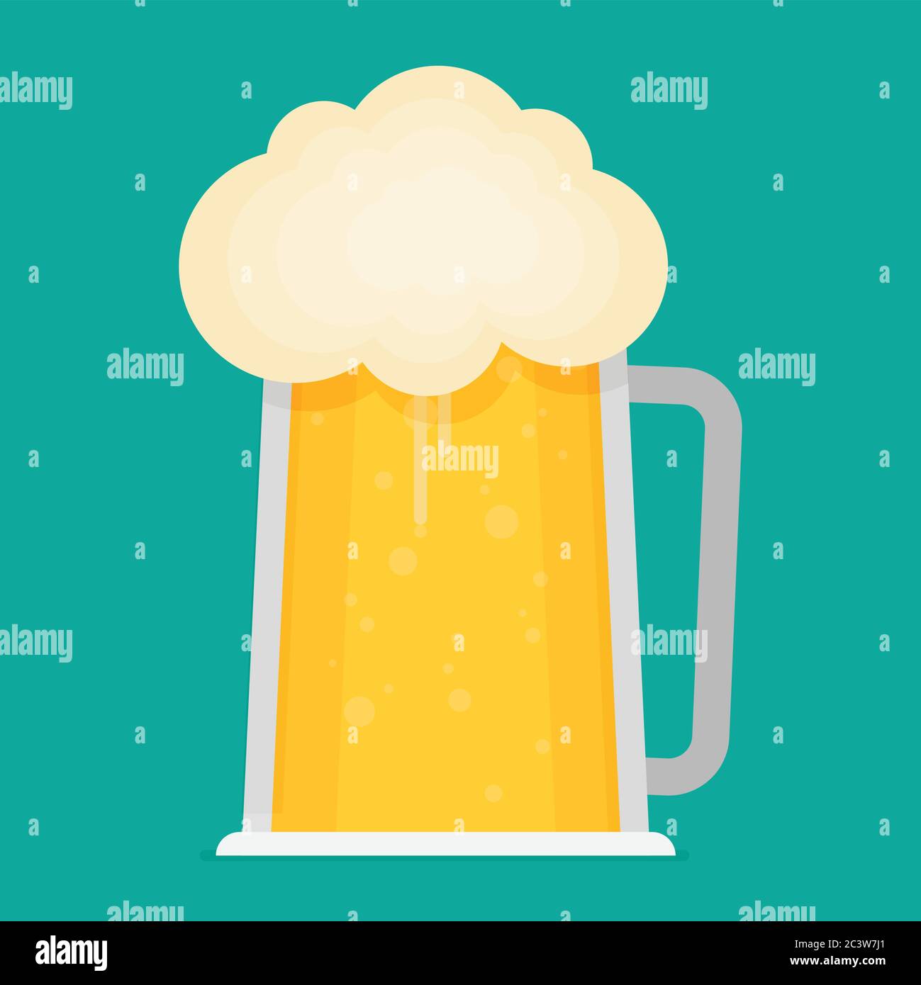 Beer. Flat icon vector Stock Vector Image & Art - Alamy