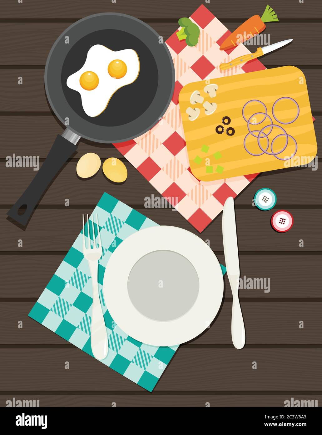 Cooking poster design. Vector illustration Stock Vector Image & Art - Alamy