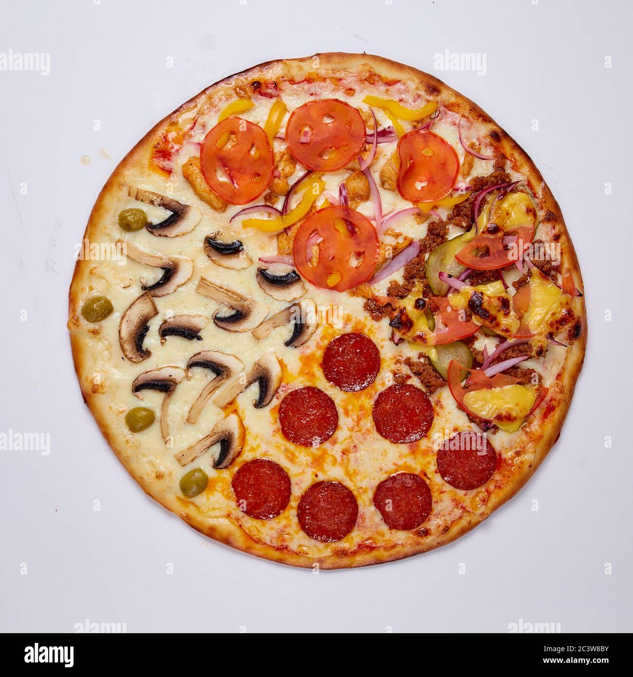 Pizza cut off slice hi-res stock photography and images - Alamy
