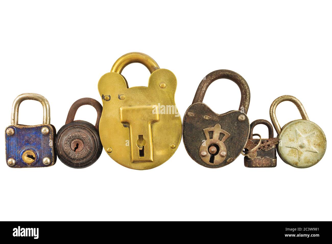 Corroded locks Cut Out Stock Images & Pictures - Alamy