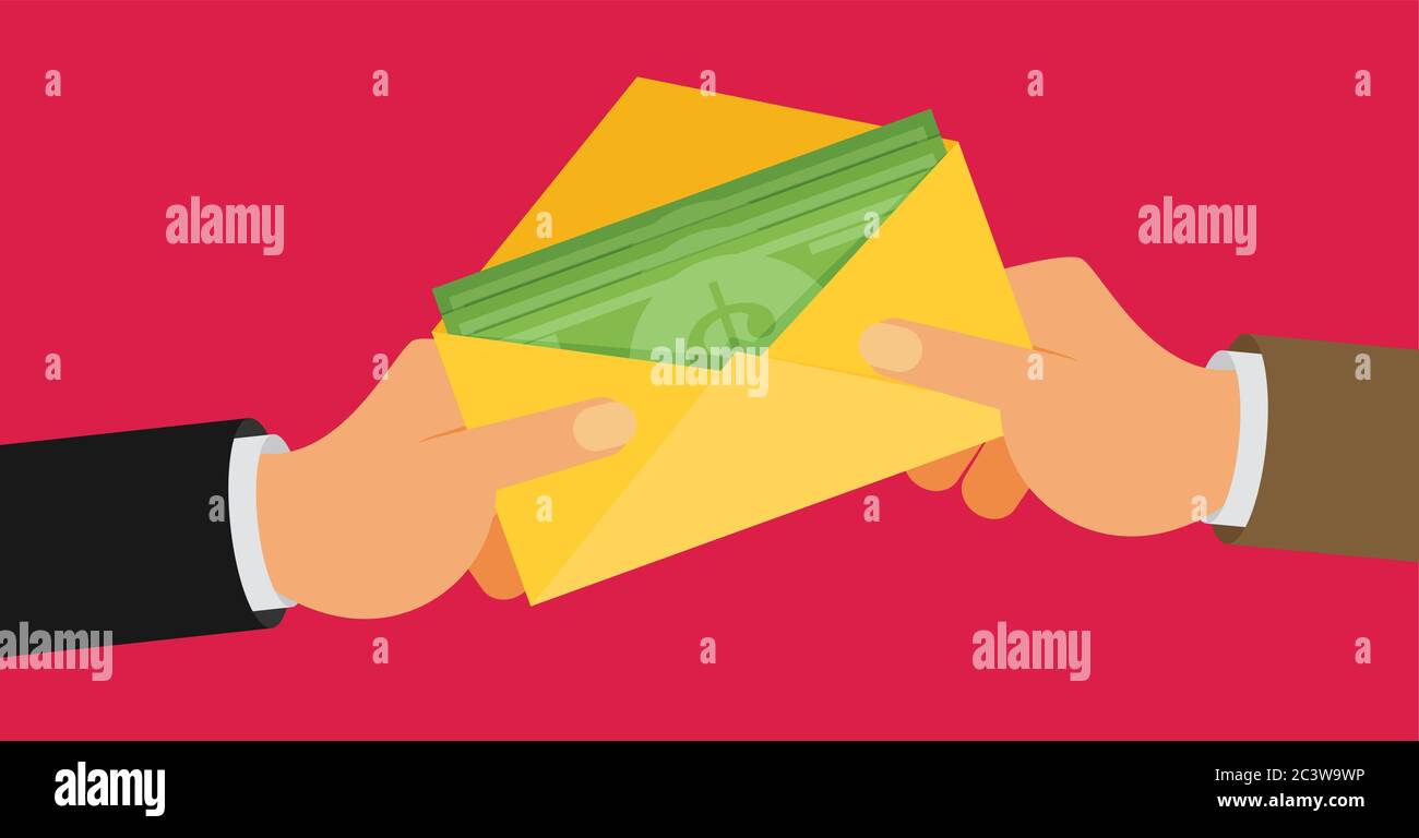 bribe flat vector Stock Vector Image & Art - Alamy