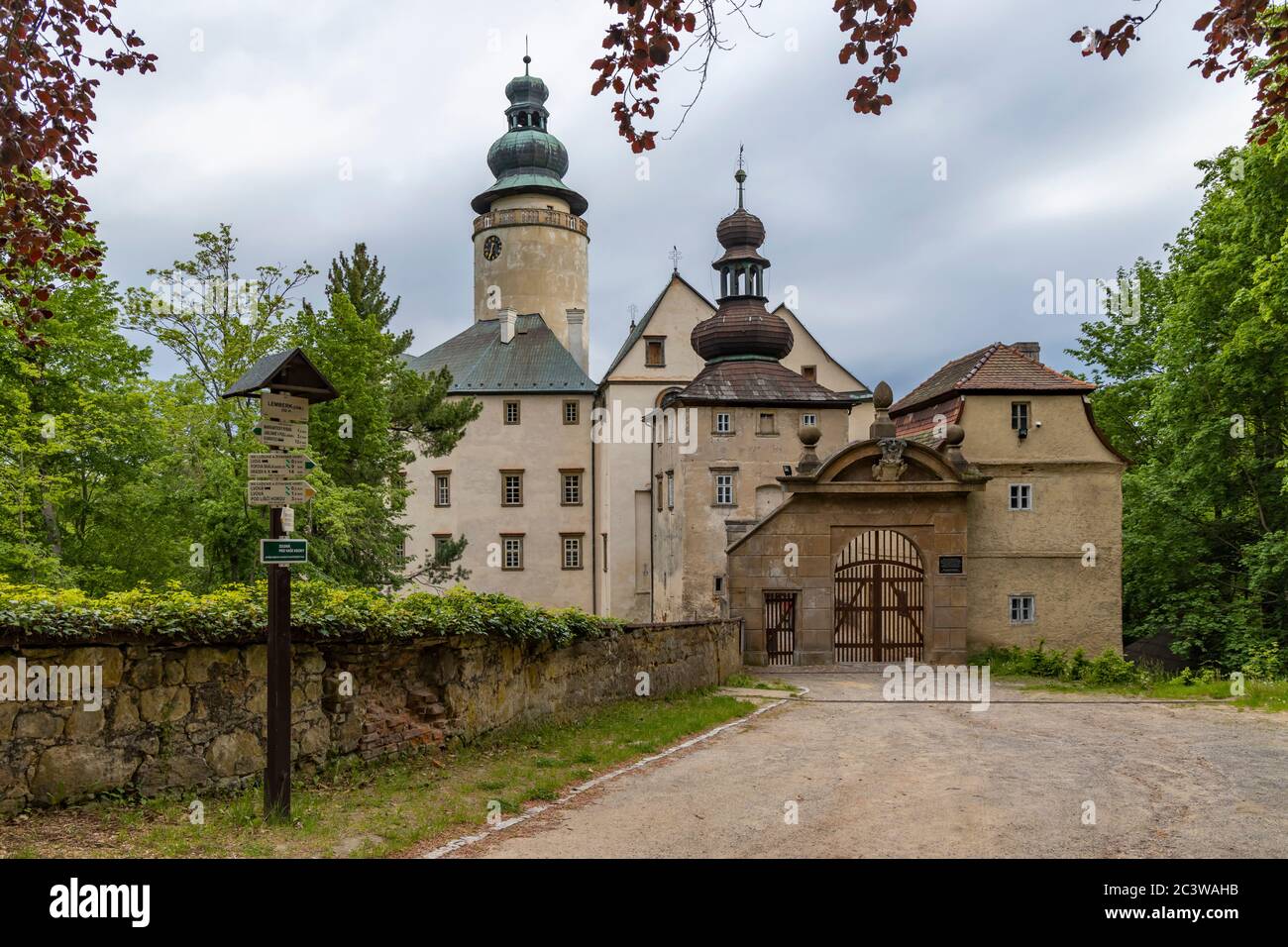 Lemberk castle near Jablonne v Podjestedi, Northern Bohemia, Czech ...