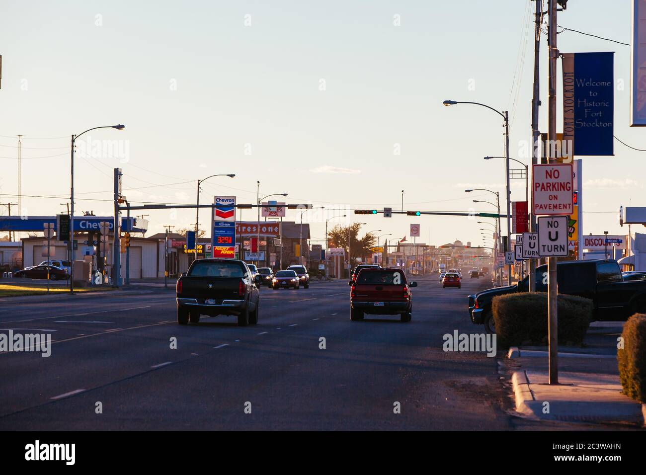 Fort Stockton in Texas USA Stock Photo - Alamy