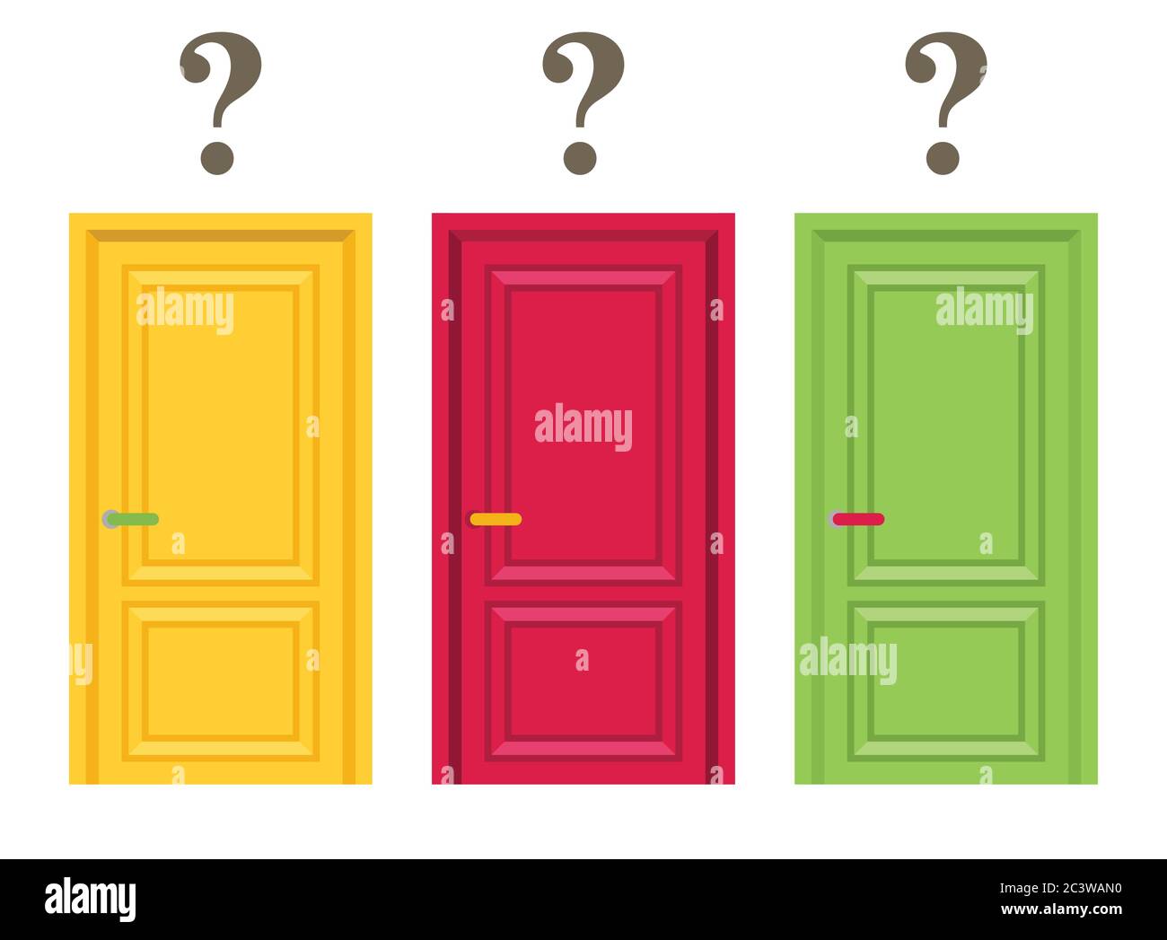 3d illustration one right Stock Vector Images - Alamy