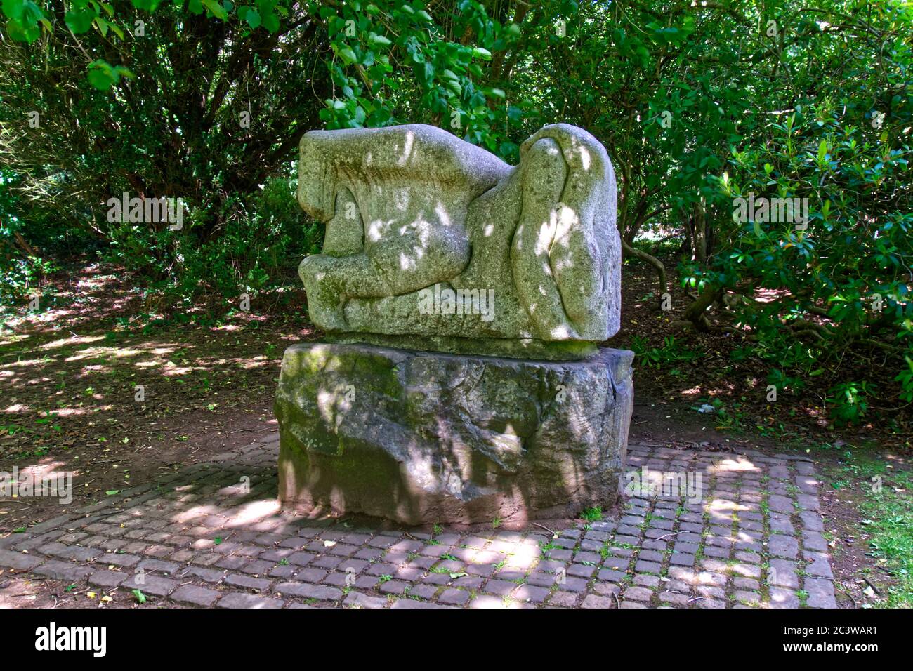 Pieta, a granite modern Christian art sculpture portraying the Tragic ...