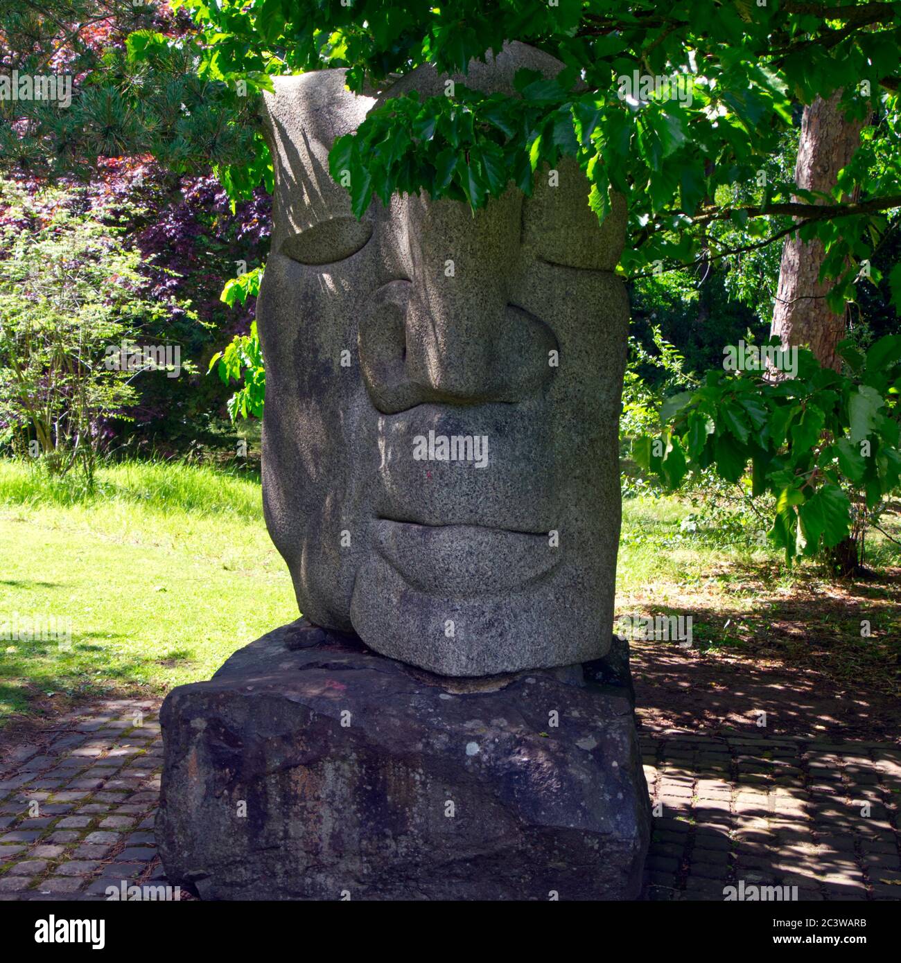 Edessa Messiah a granite modern Christian religious art sculpture by ...