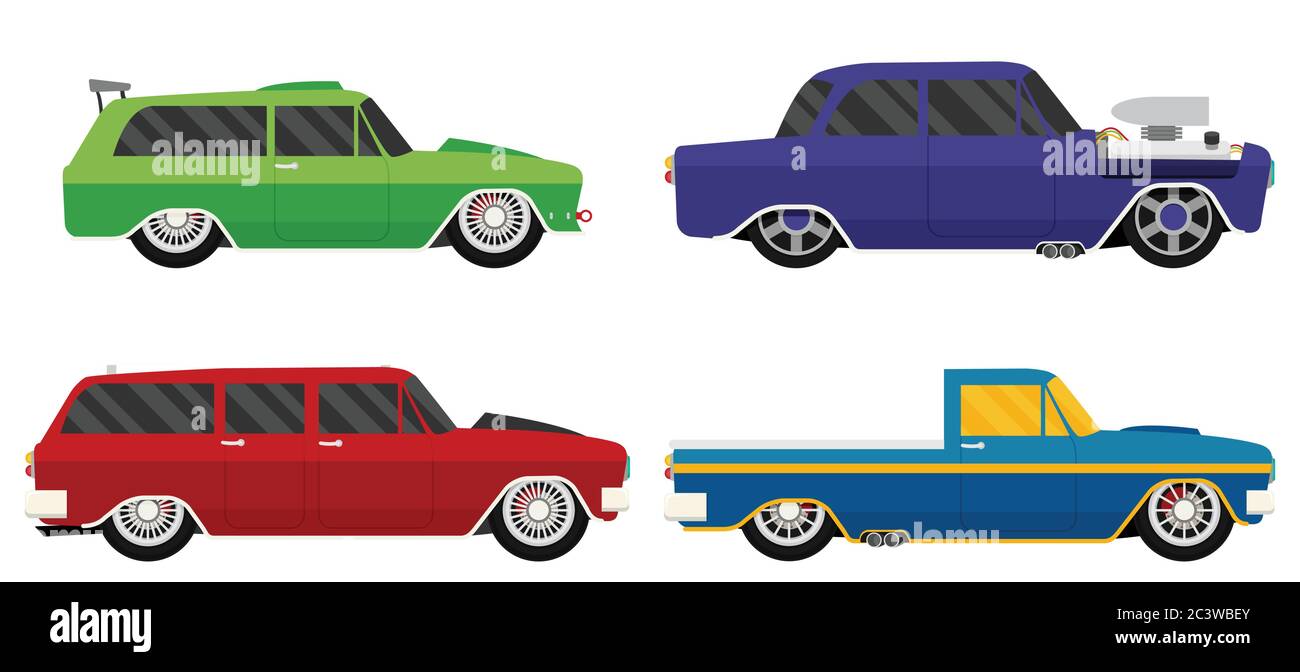 Old school hotrod cartoon Stock Vector Images - Alamy