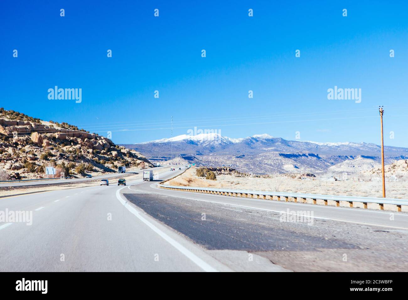 Driving new mexico hi-res stock photography and images - Alamy