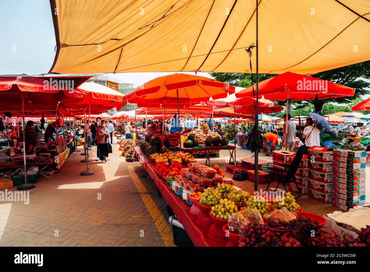 Incheon, Korea - June 7, 2020 : Ganghwa Pungmul market, Korean ...