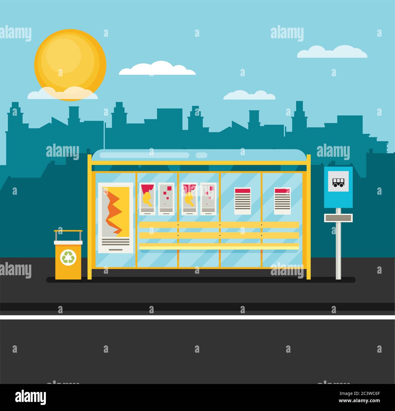 Front seat bus Stock Vector Images - Alamy