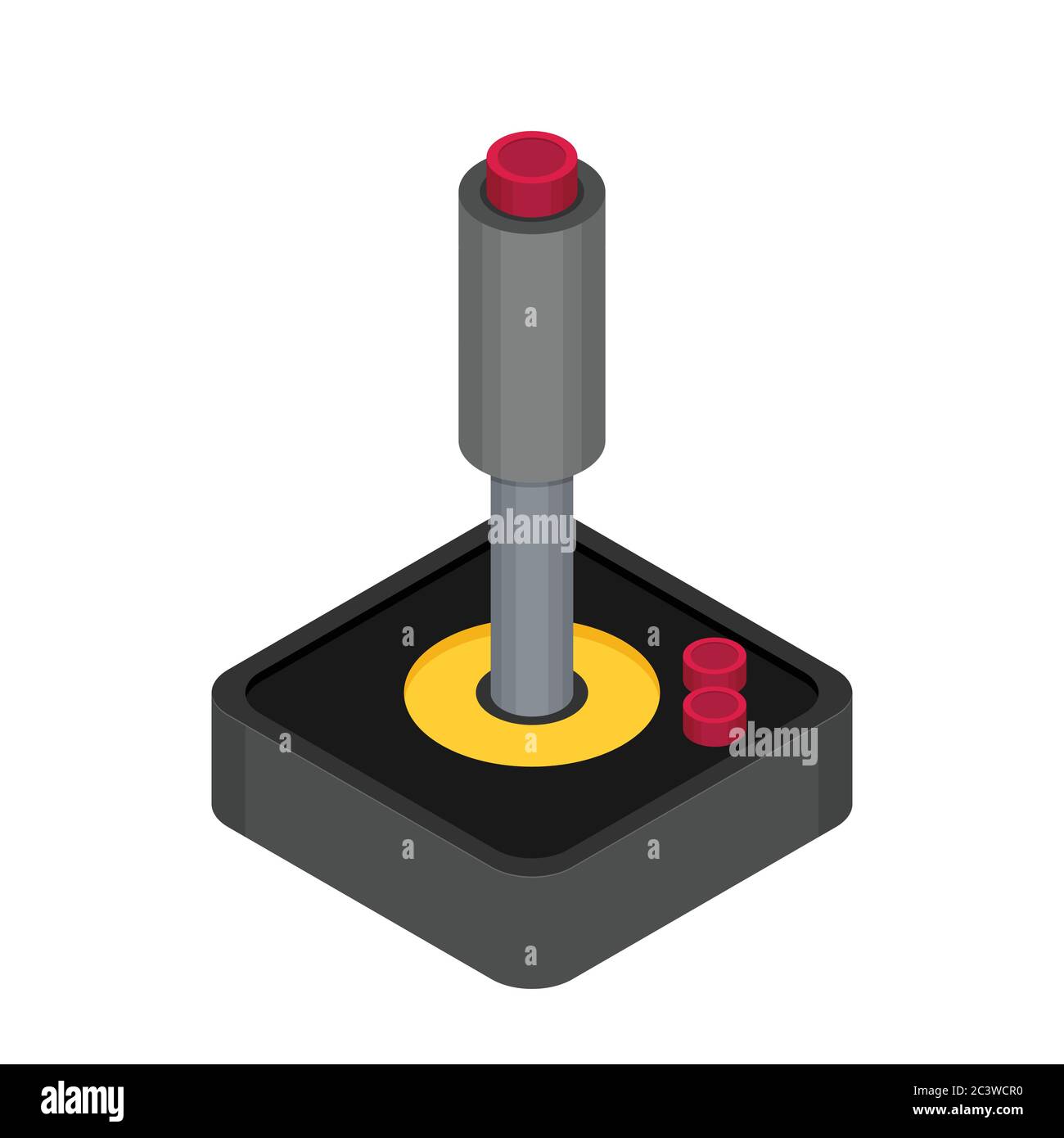Computer Video Game Joystick. Vector illustration Stock Vector Image ...