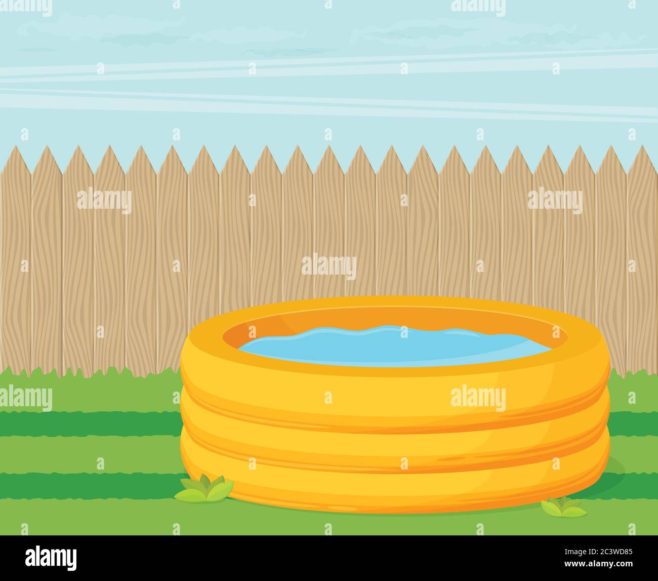 Inflatable pool Stock Vector Images - Alamy