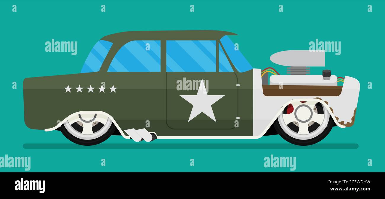 Old school hotrod cartoon Stock Vector Images - Alamy
