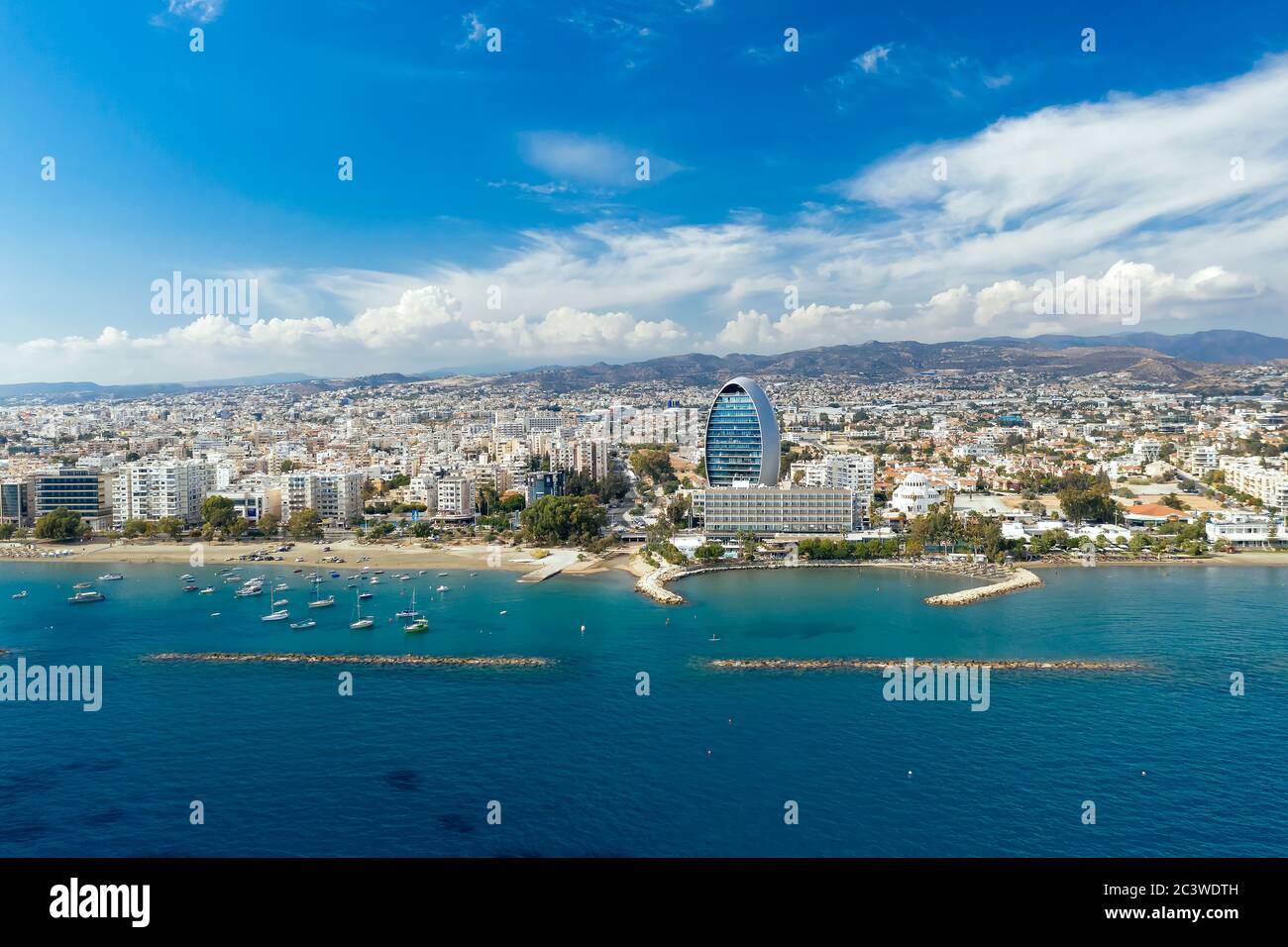 Limassol seafront skyline hi-res stock photography and images - Alamy