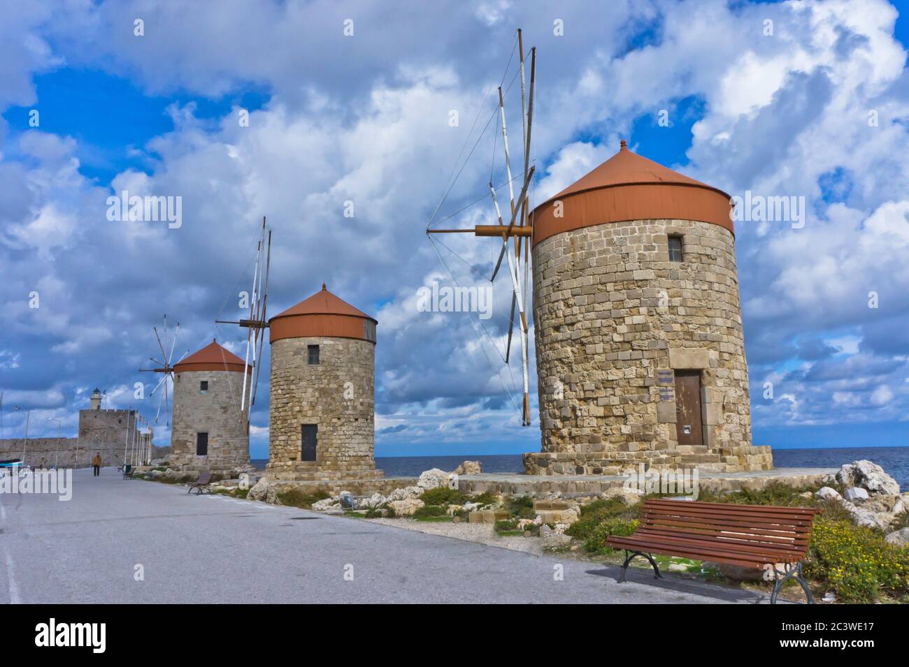 Old stone windmills hi-res stock photography and images - Alamy