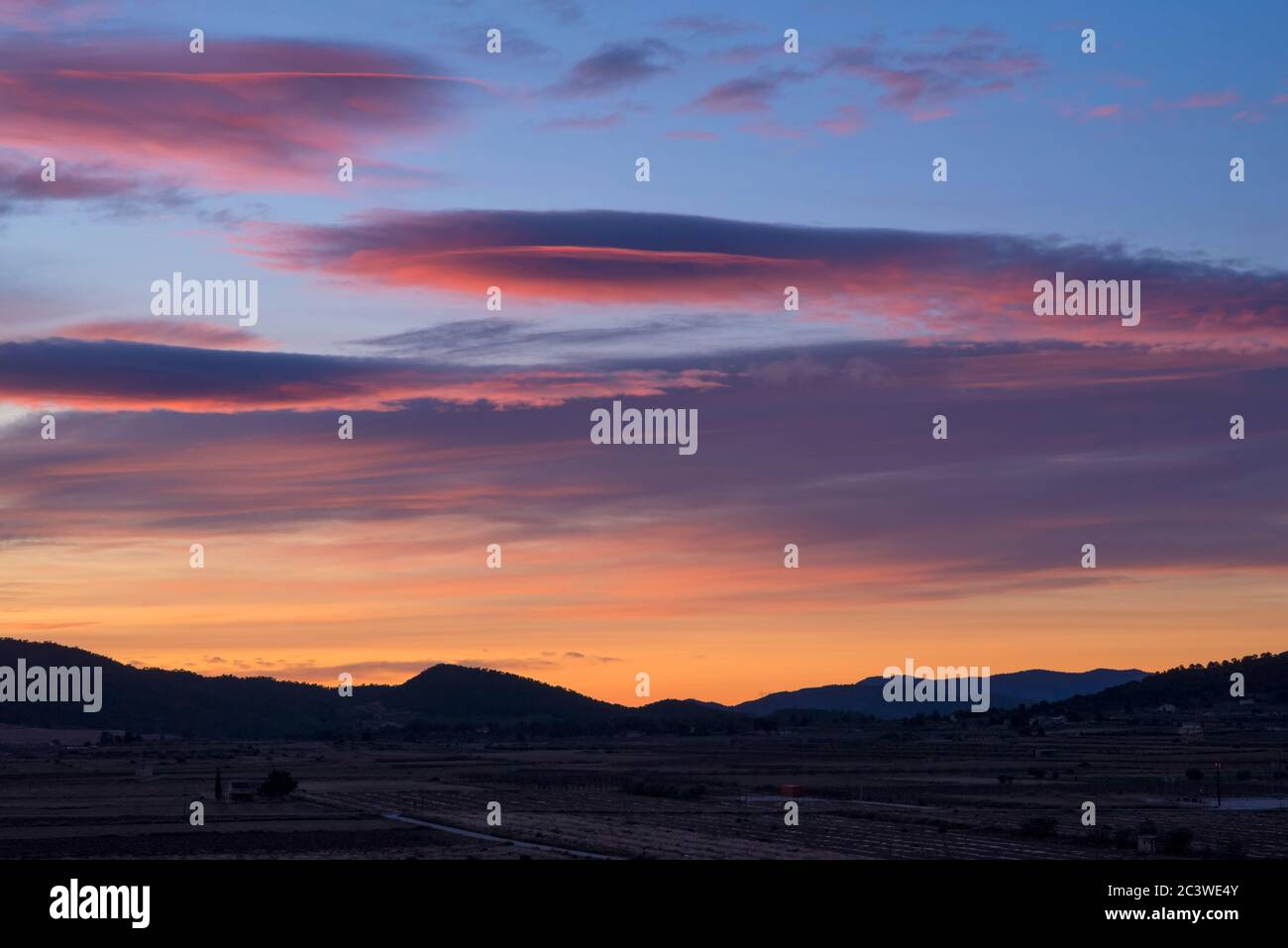 Dramatic looking sunset Stock Photo - Alamy