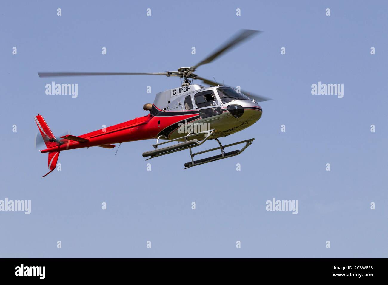 Eurocopter AS350B2 Eucureil G-IFBP Stock Photo - Alamy