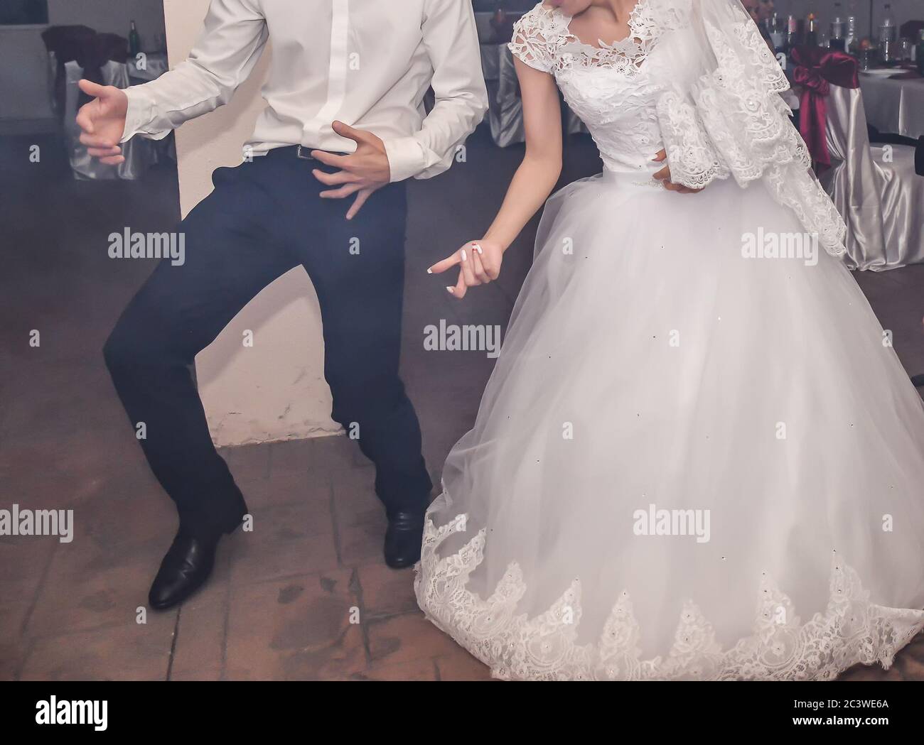 people dancing at the wedding party Stock Photo - Alamy