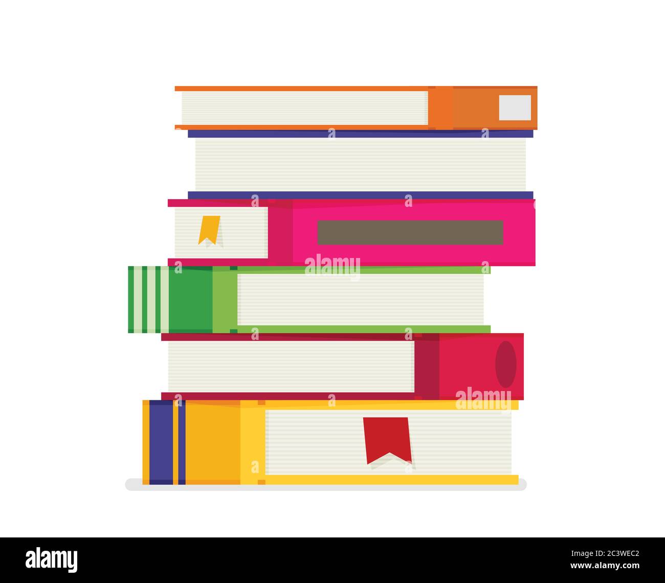 Magazine pile concept Stock Vector Images - Alamy