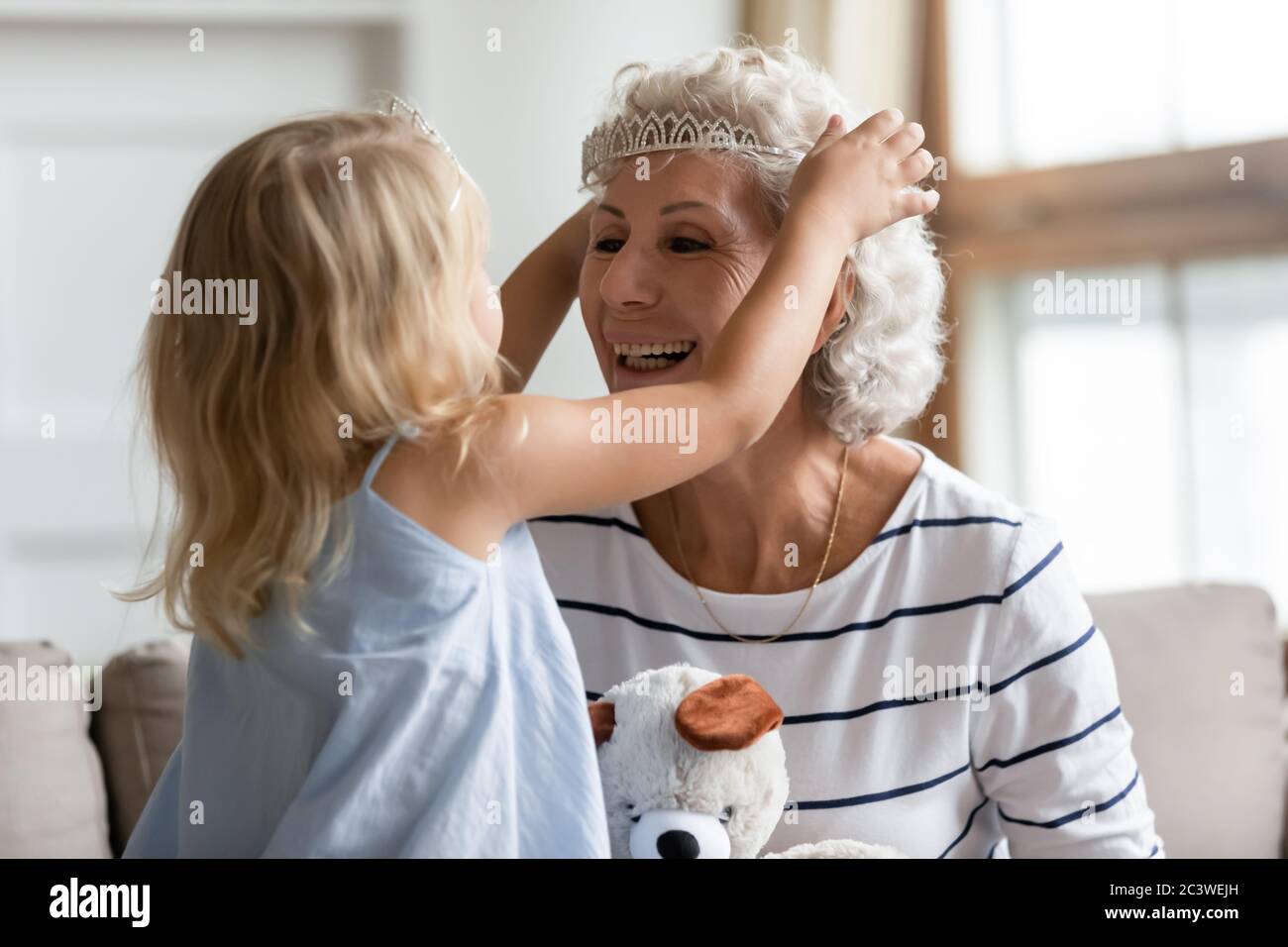 Older woman younger girl hi-res stock photography and images - Alamy