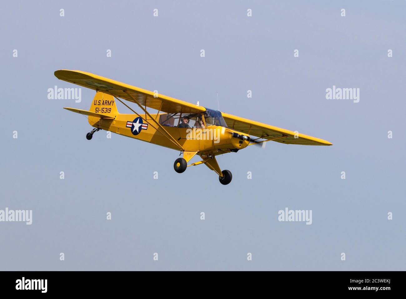 Piper L-18C Super Cub 51-15319 G-FUZZ Stock Photo - Alamy