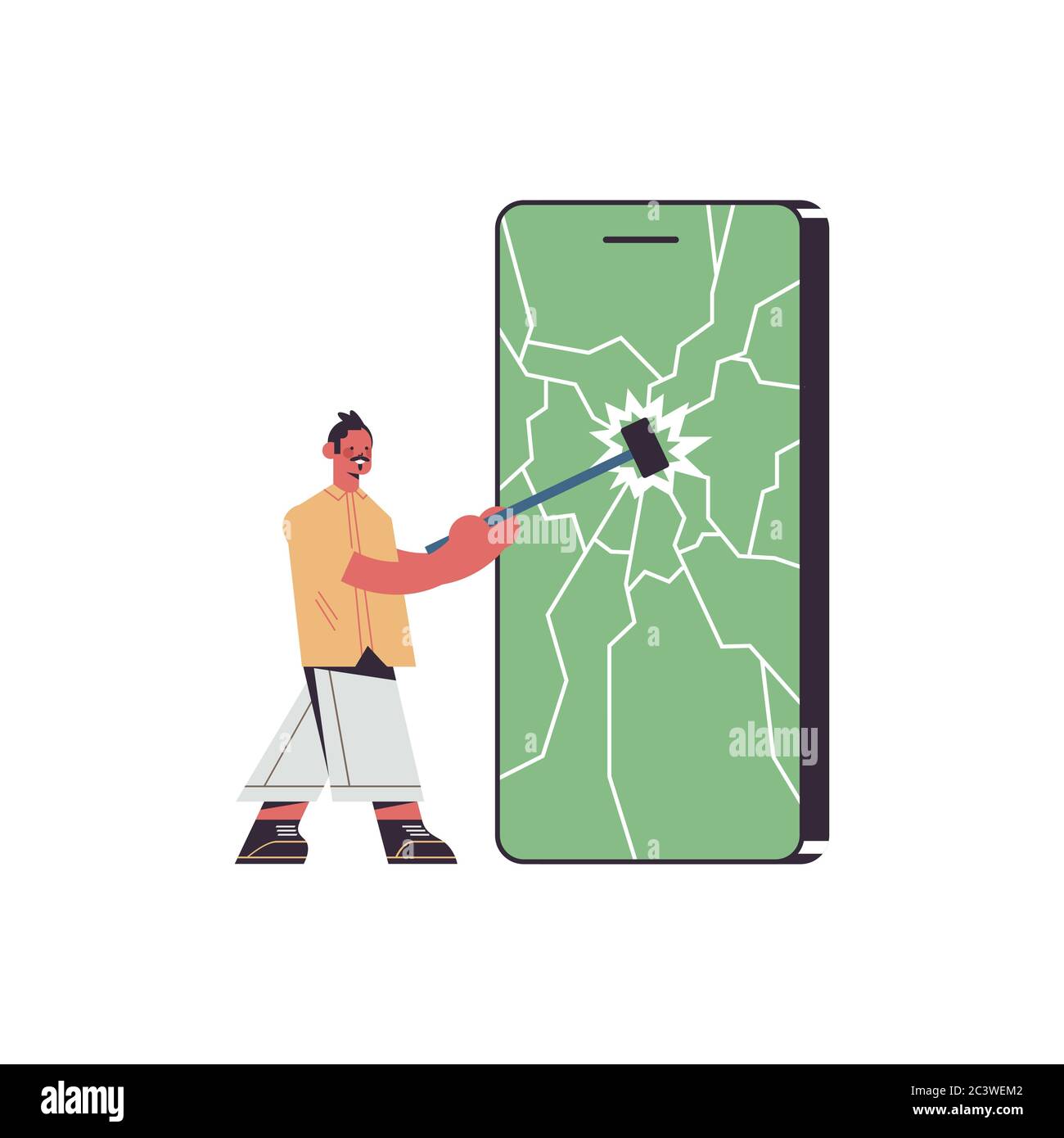 Screen rest Stock Vector Images - Alamy