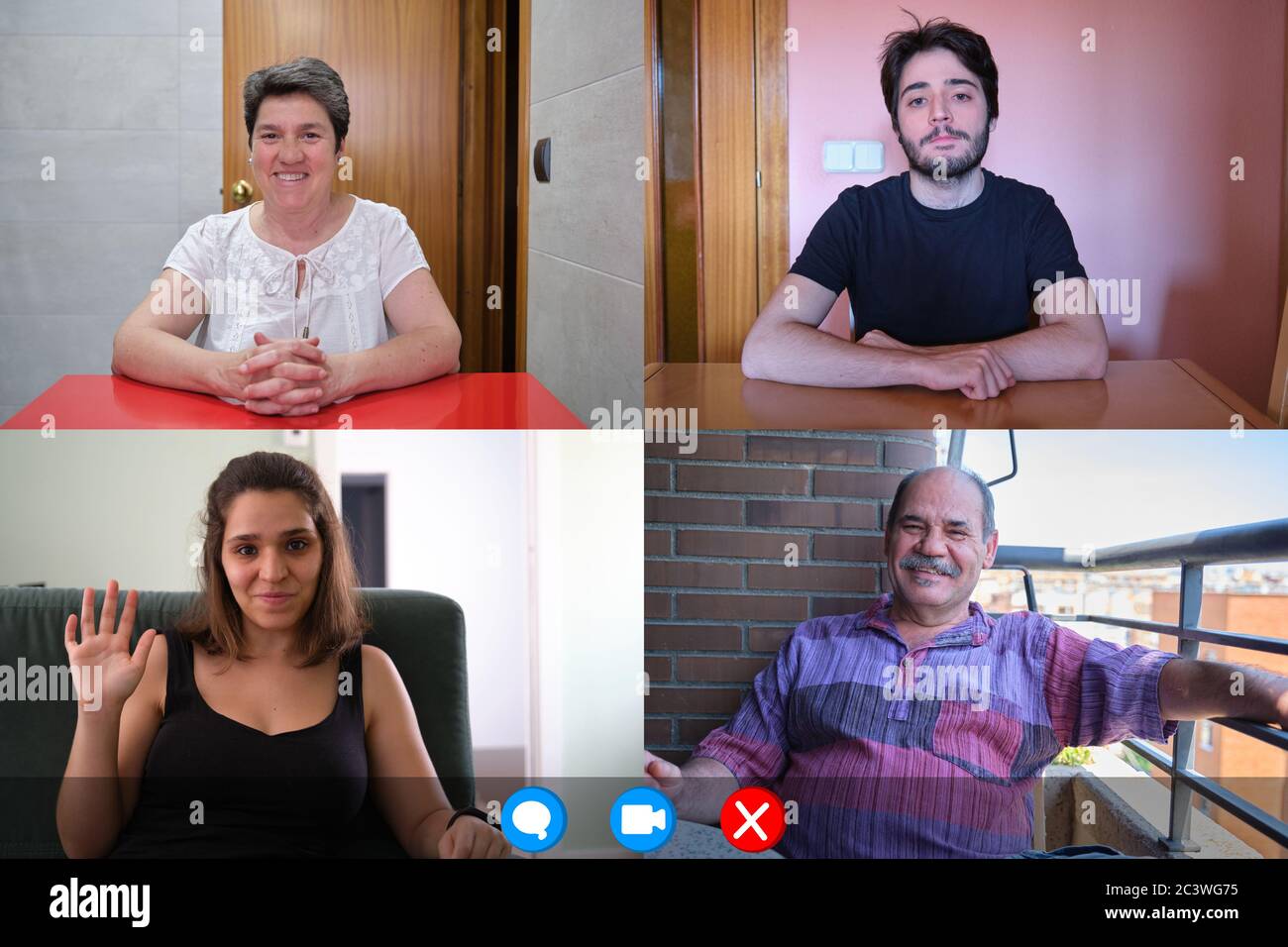 Videocall interface call video hi-res stock photography and images - Alamy