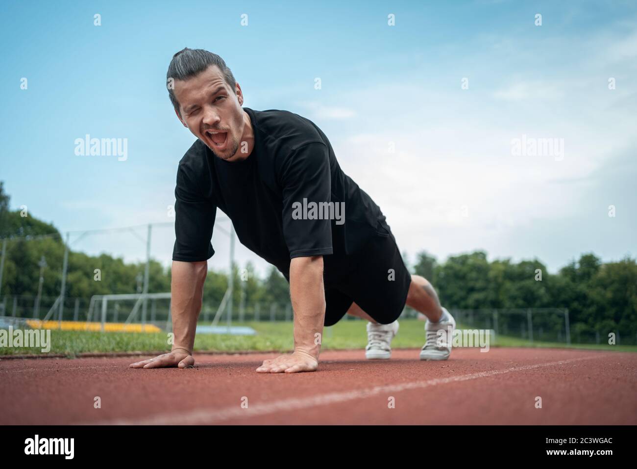 Stadium workout hi-res stock photography and images - Alamy