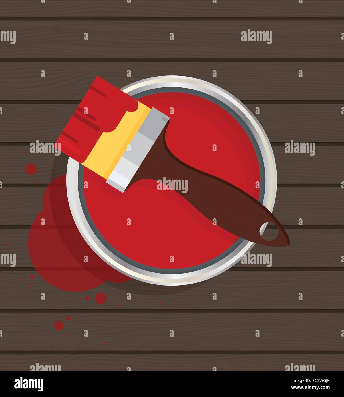 Top view container full Stock Vector Images - Alamy