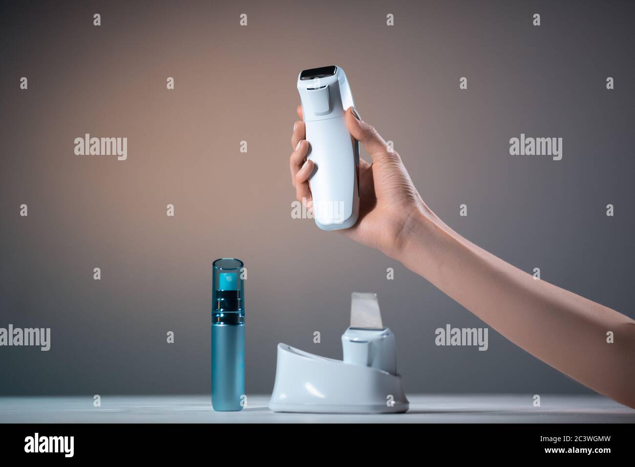 hand keep ultrasonic sound cleansing device for dermatologic skin care ...