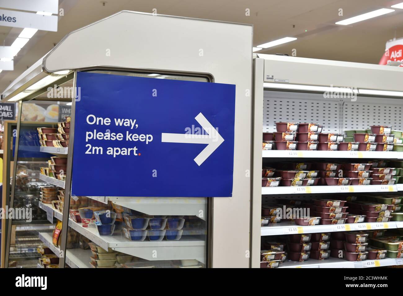 Cover 19 safety signs Stock Photo - Alamy