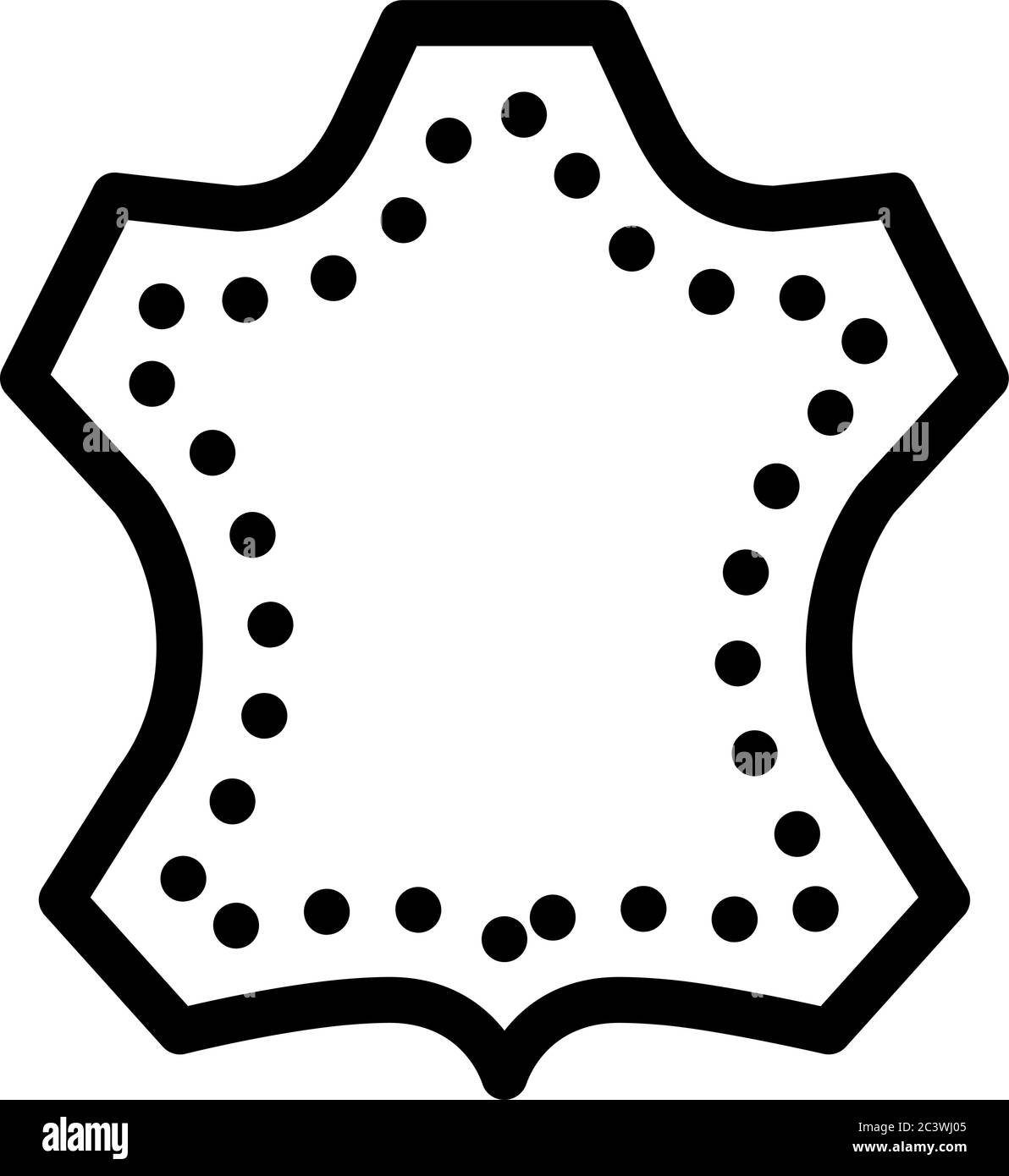 leather label icon vector outline illustration Stock Vector Image & Art ...