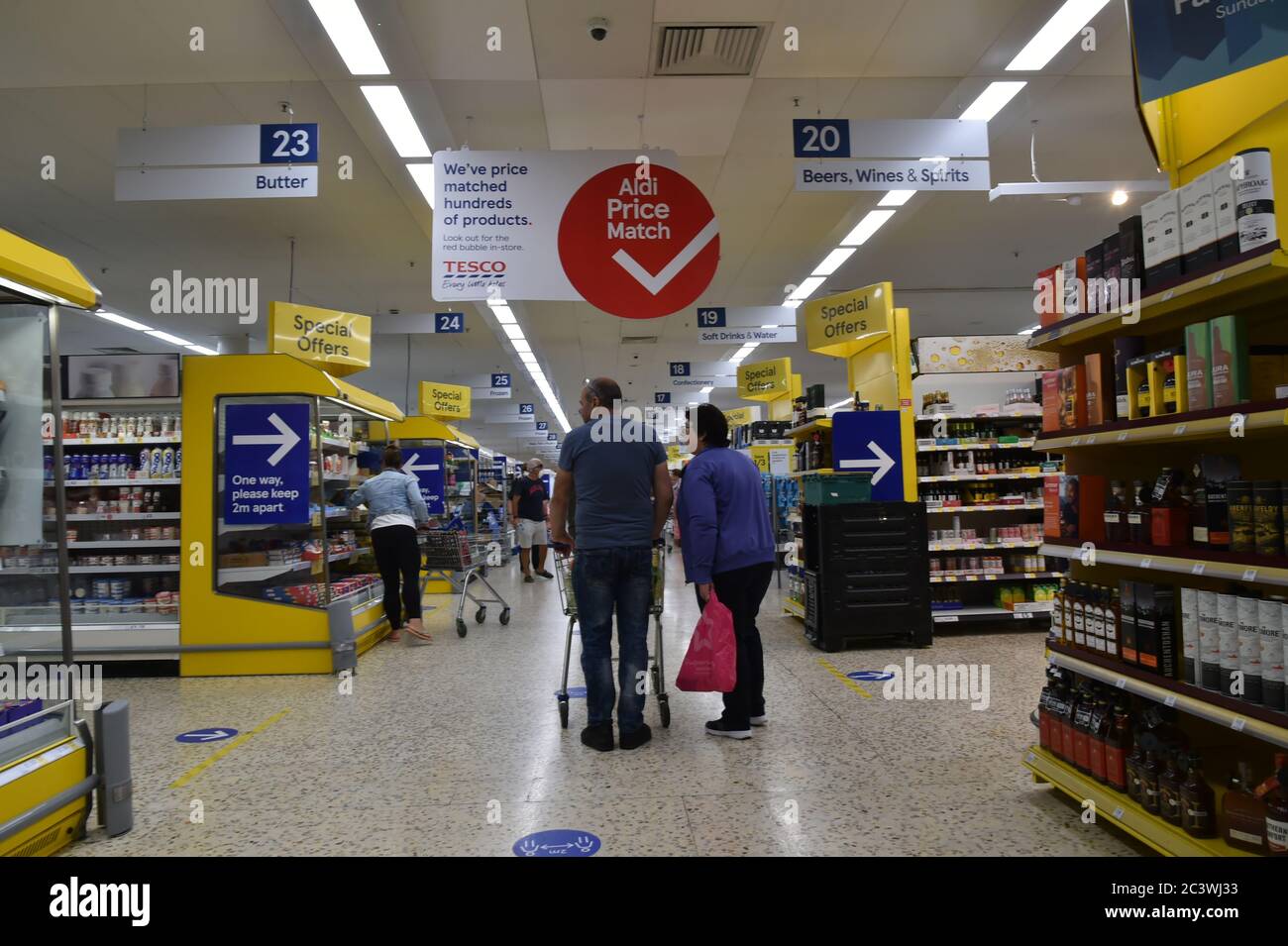 Cover 19 safety signs Stock Photo - Alamy