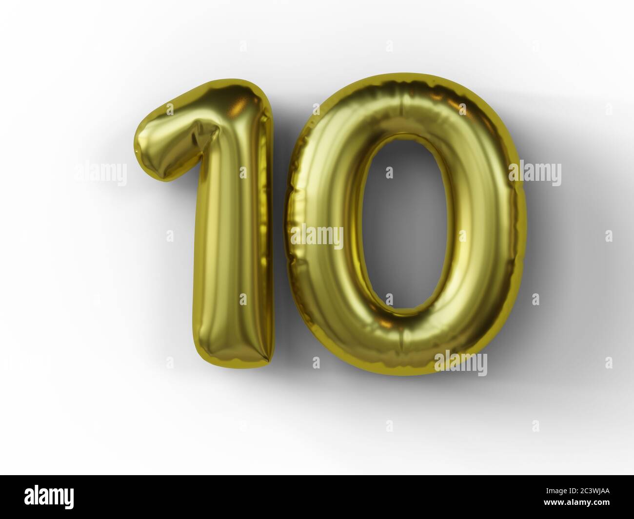 10 number birthday balloons hi-res stock photography and images - Alamy