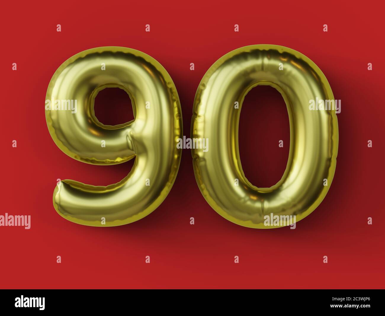 90 gold balloons hi-res stock photography and images - Alamy