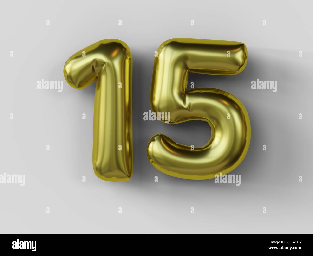 Golden number 15 hi-res stock photography and images - Alamy