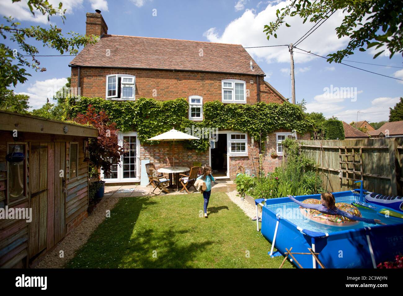 Back Gardens High Resolution Stock Photography and Images - Alamy