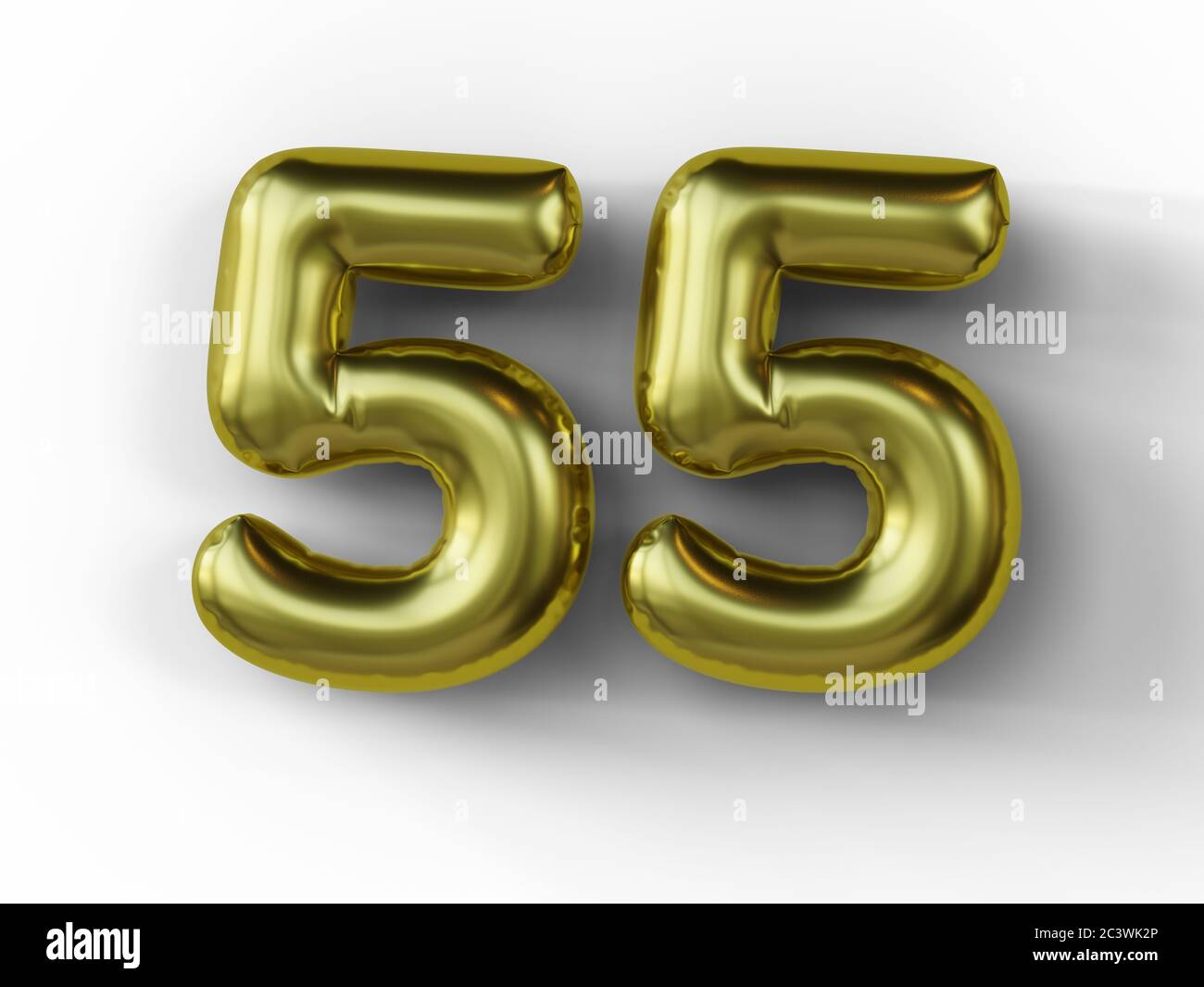 Happy birthday number 55 greeting hi-res stock photography and images ...
