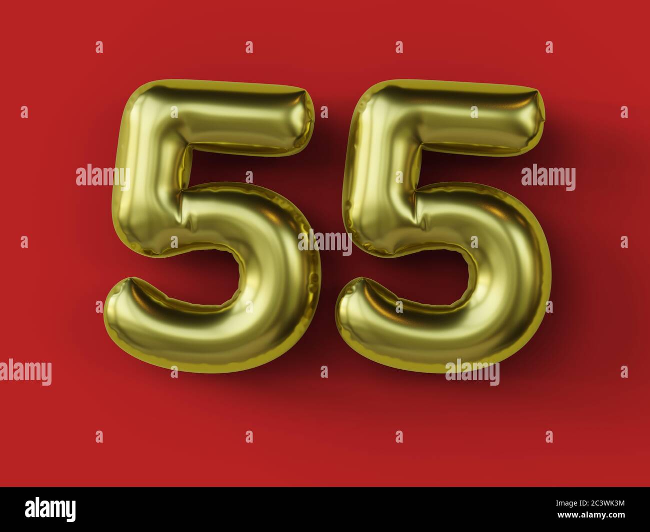 Happy birthday number 55 greeting hi-res stock photography and images ...