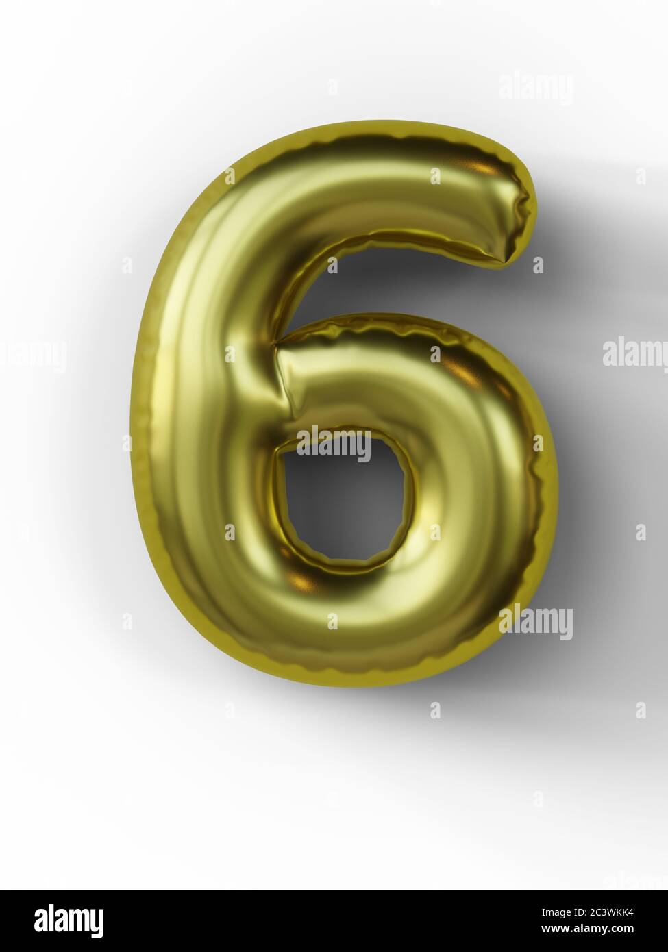 6 number balloon hi-res stock photography and images - Alamy