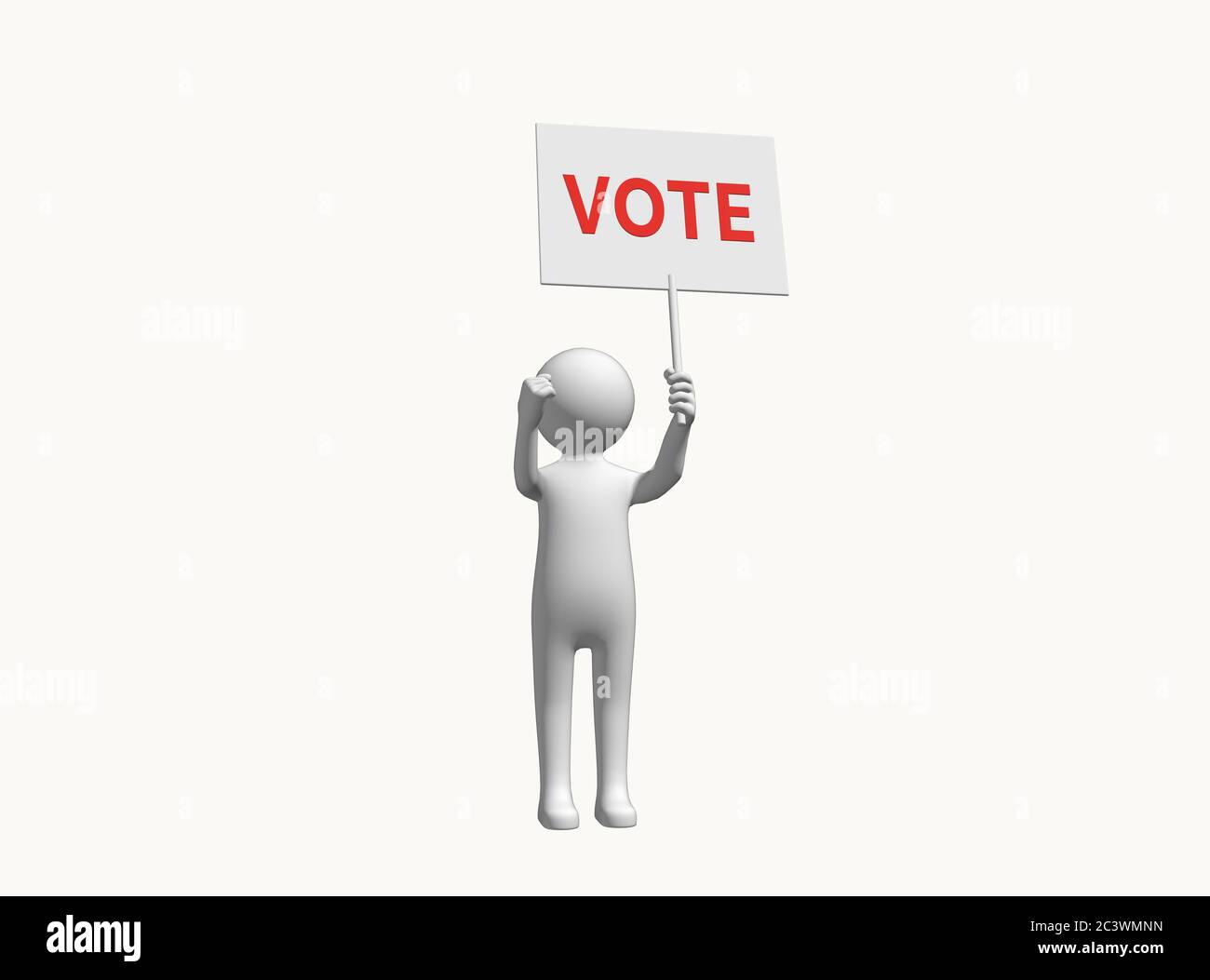 Encouraging voting hi-res stock photography and images - Alamy