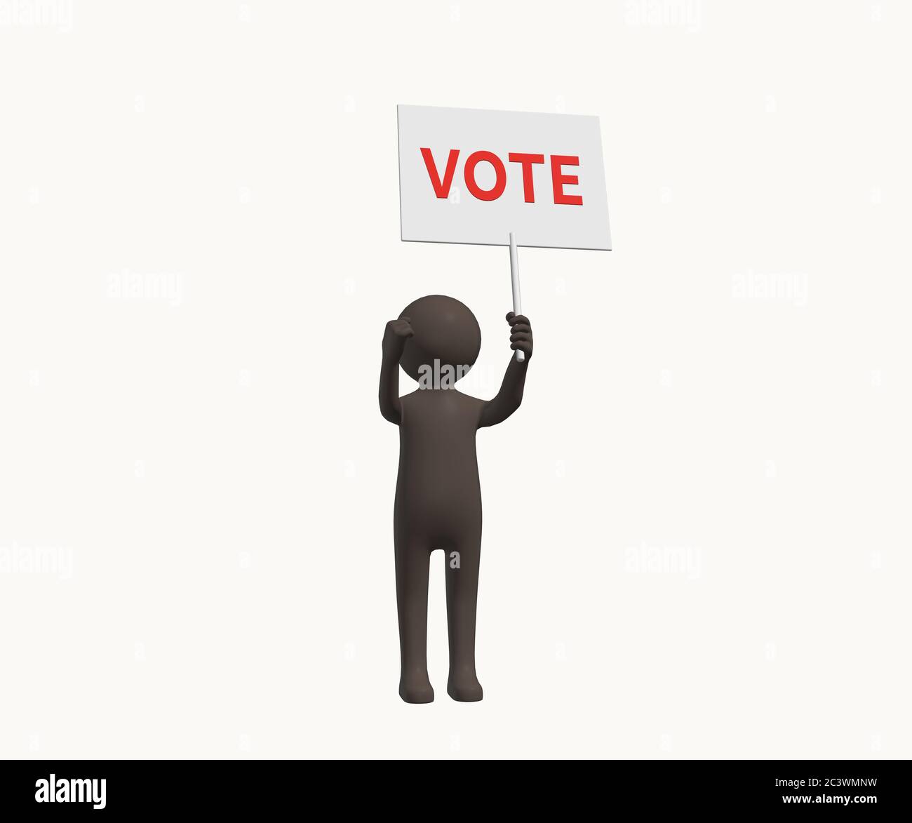 Encouraging people to vote Cut Out Stock Images & Pictures - Alamy