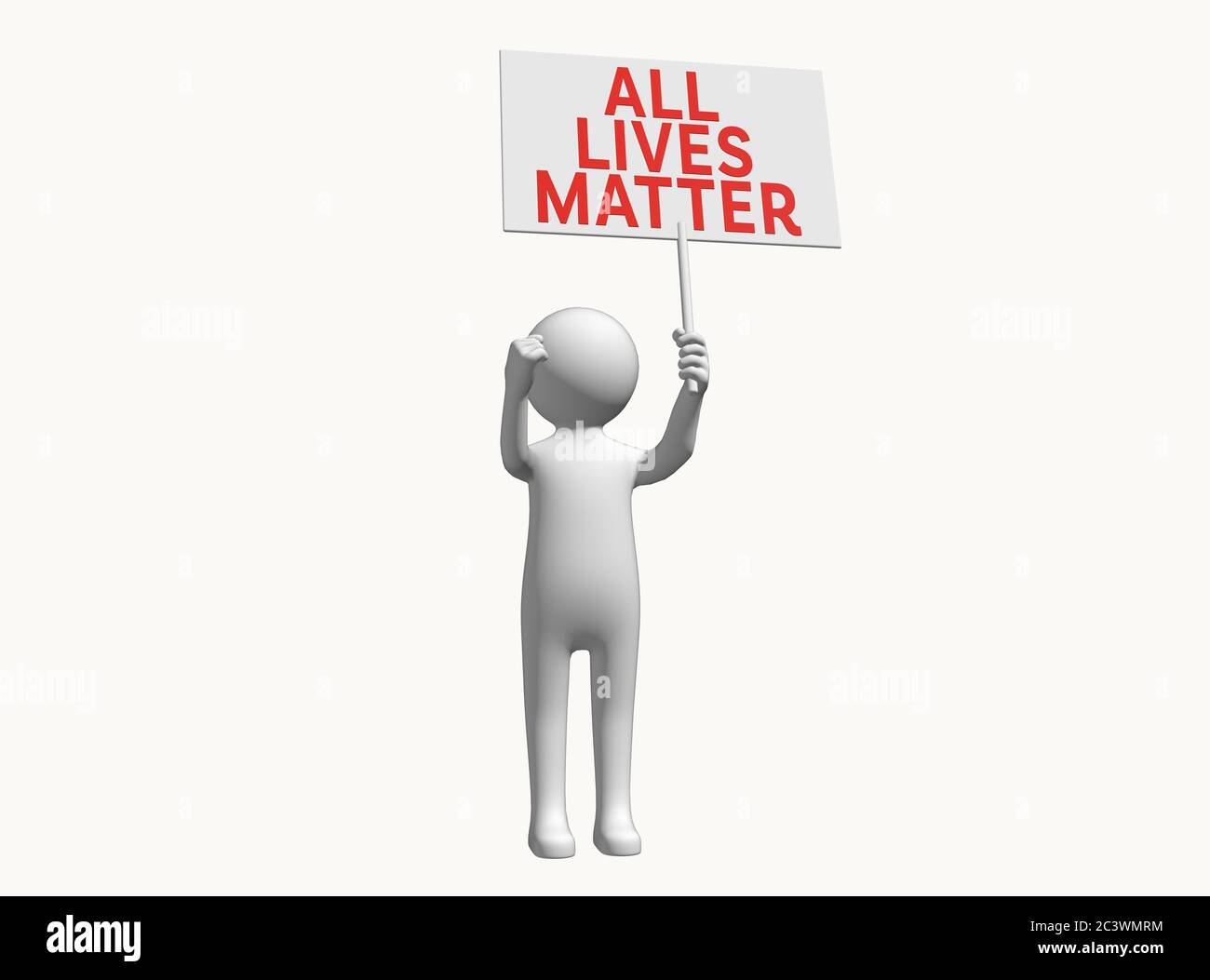 White people protesting for blm Cut Out Stock Images & Pictures - Alamy