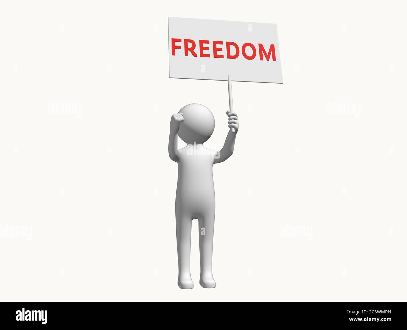 Freedom sign Cut Out Stock Images & Pictures - Alamy