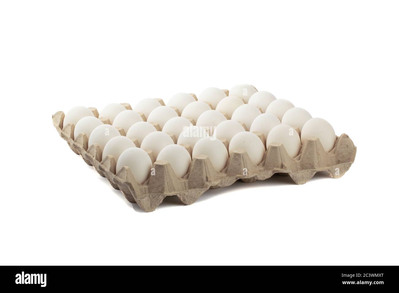 Carton Of White Eggs