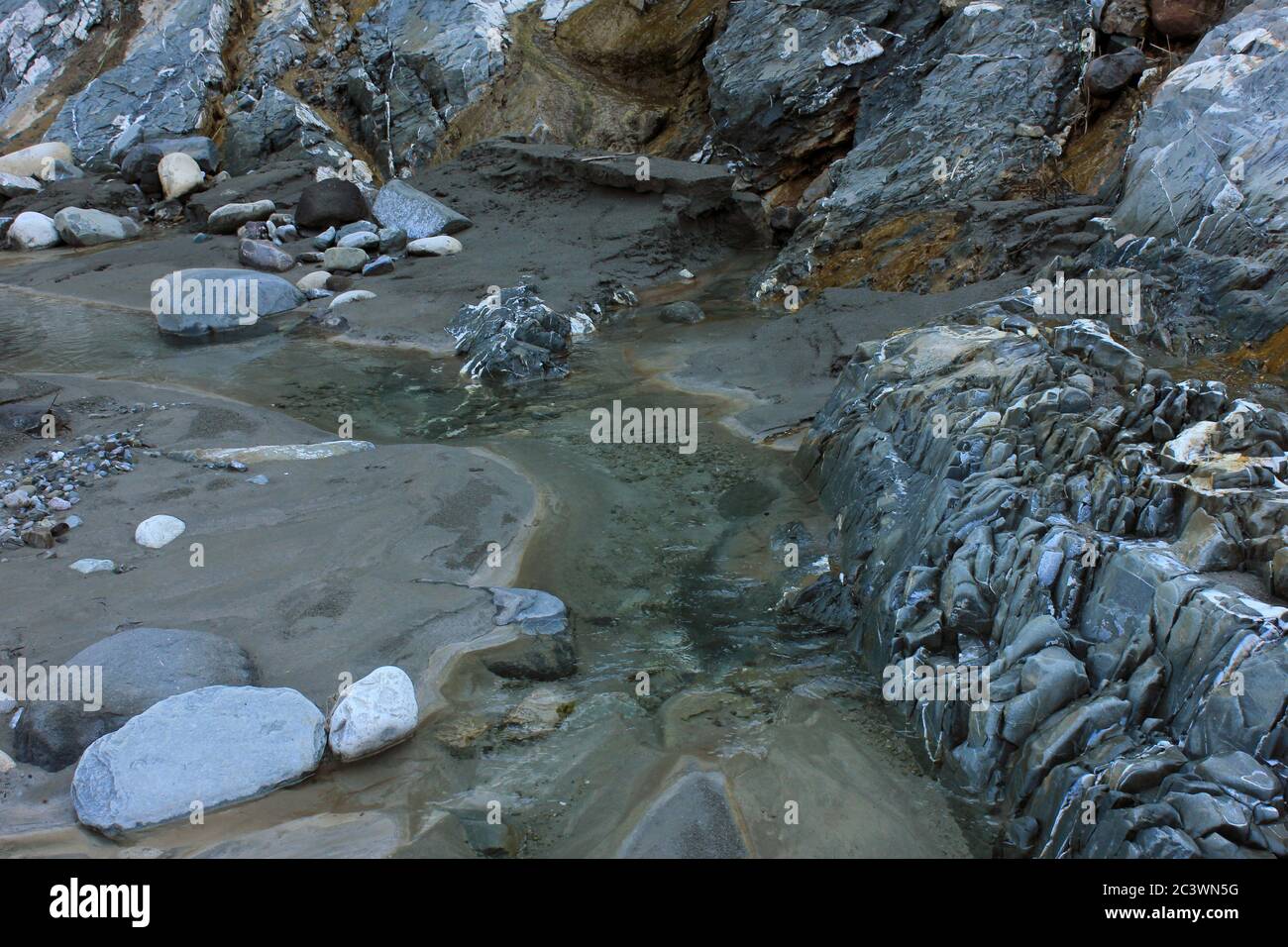 Azerbaijan. Beautiful river among the rocks Stock Photo - Alamy